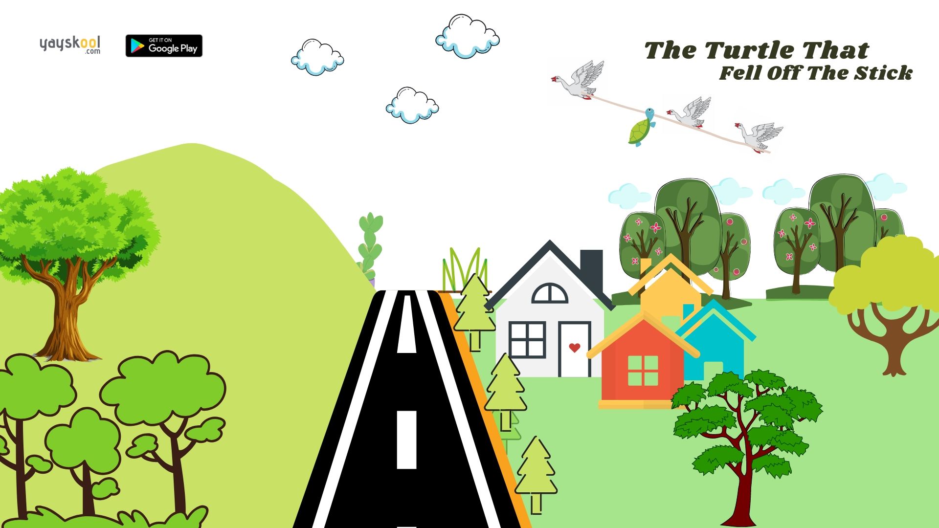 The Turtle That Fell Off The Stick - Short Story For Kids