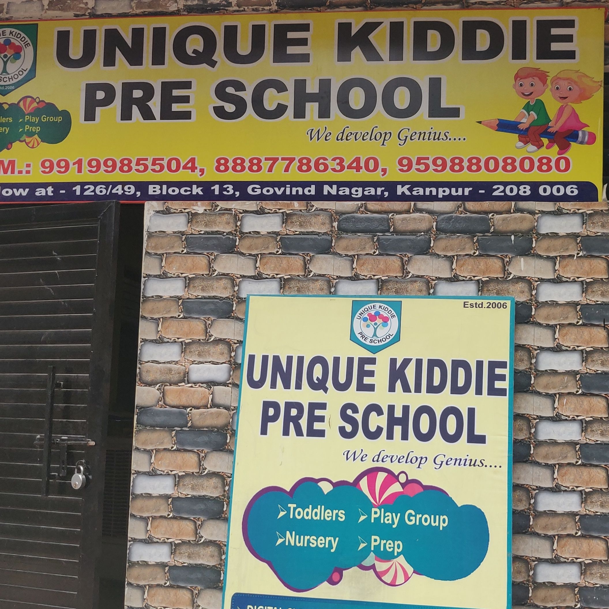 Unique Kiddie Pre School, 126/49, Block 13, Govind Nagar, Kanpur ...